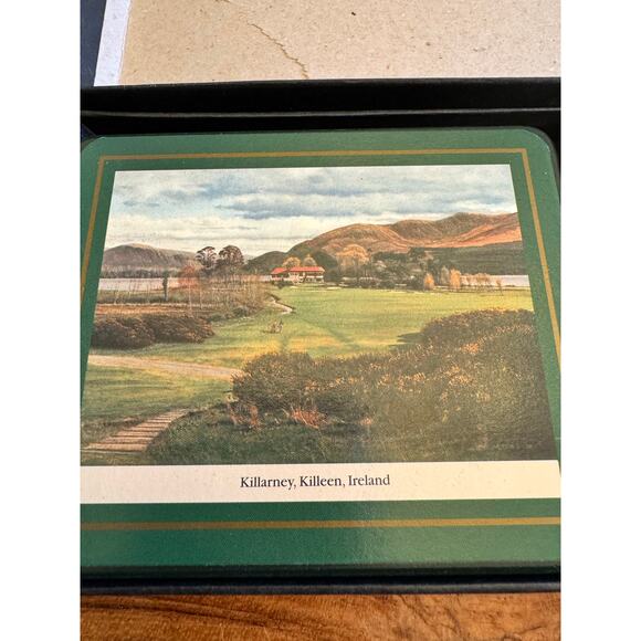 Lady clare | Dining | Lady Clare Set Of 4 Irish Golf Courses Coasters ...